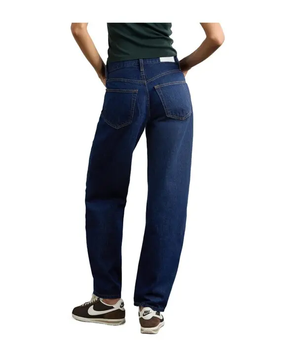 RE/DONE High-rise Tapered Jeans