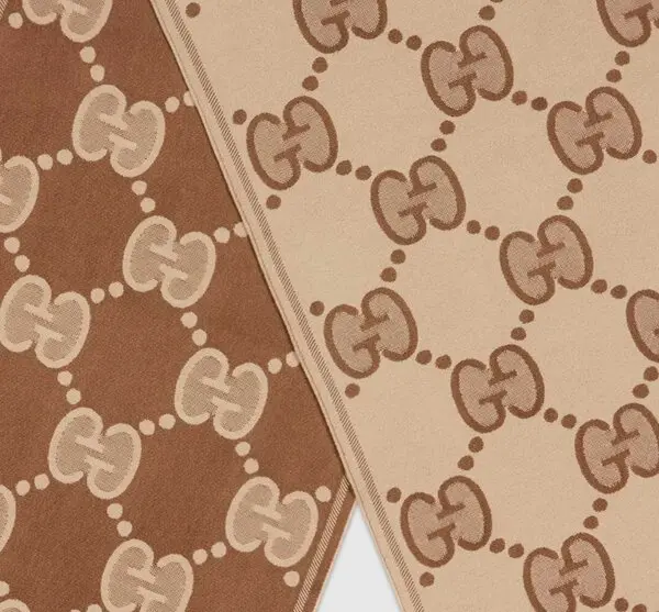 Gucci Gg Jacquard Scarf