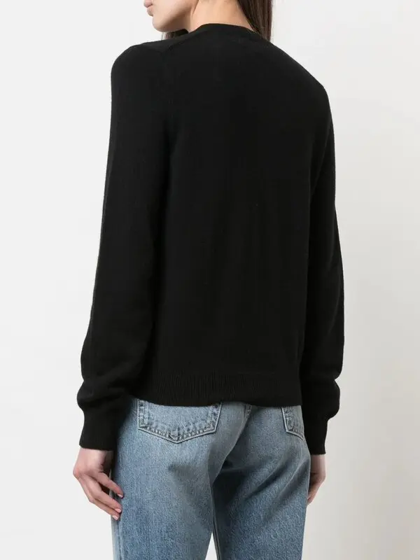 Play Comme Des Garcon Love Embroidered Cardigan