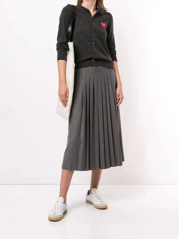 Play Comme Des Garcon Logo-embellished Cardigan