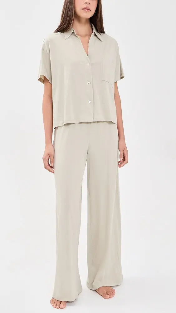 Eberjey Pima Cotton Pajama Set