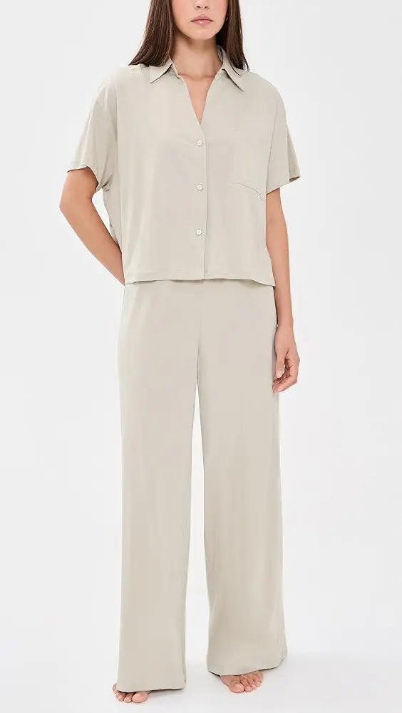 Eberjey Pima Cotton Pajama Set