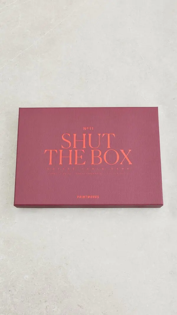 PRINTWORKS Shut The Box Game