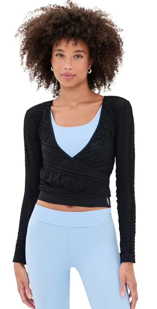Free People Vixen Layer Tee - Black
