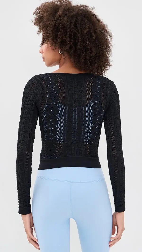 Free People Vixen Layer Tee - Black
