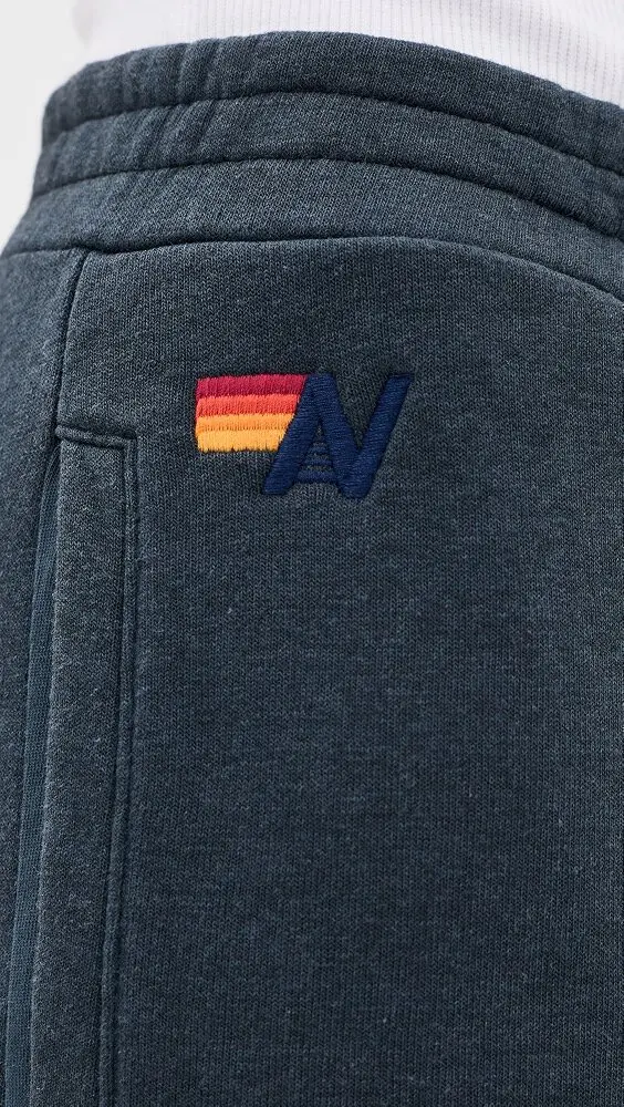 Aviator Nation 5 Stripe Wide Leg Sweatpants