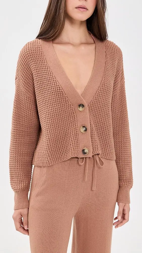 Eberjey Recy Sweater Cropped Cardigan