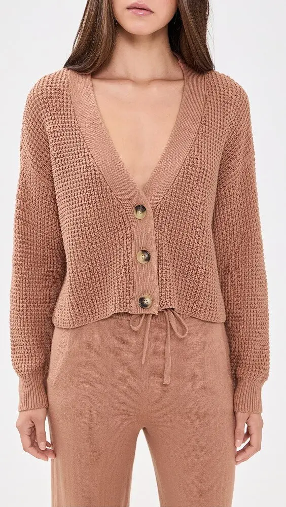 Eberjey Recy Sweater Cropped Cardigan