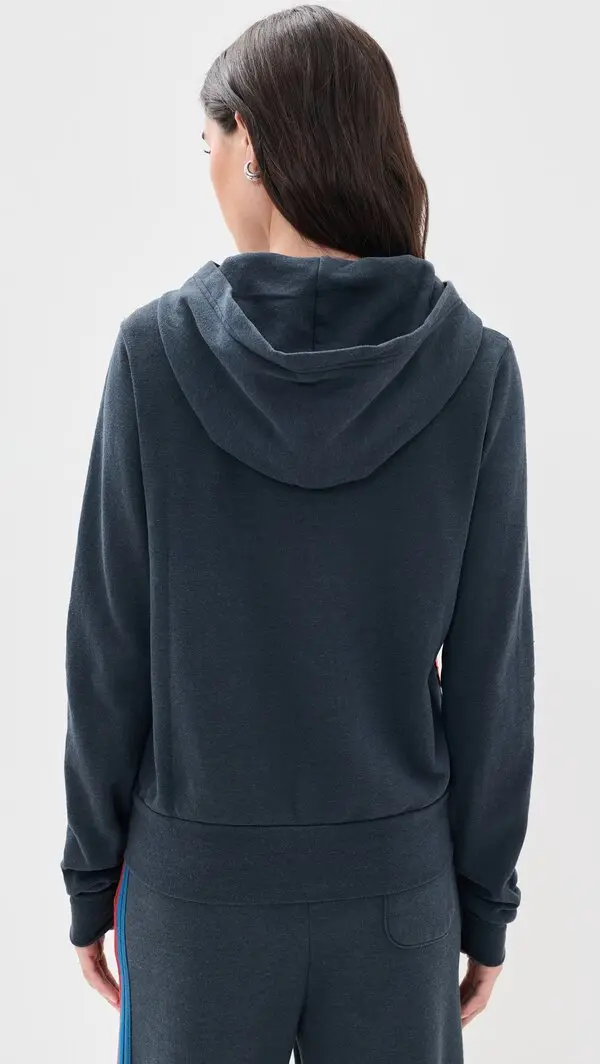 Aviator Nation Disco Zip Hoodie - Charcoal