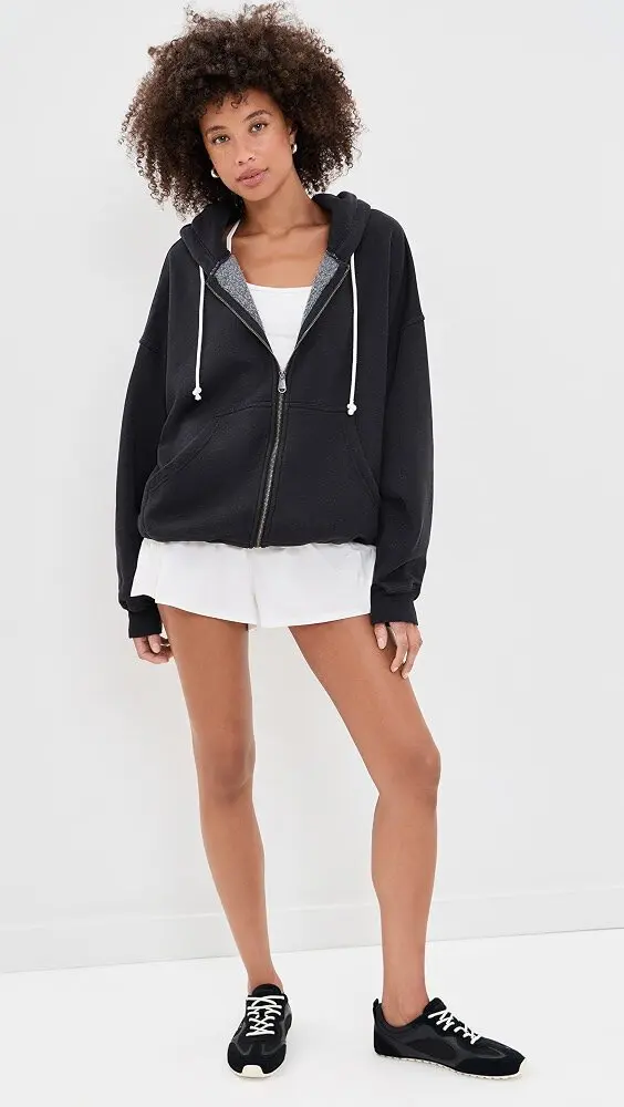 Free People Final Call Zip Up Hoodie