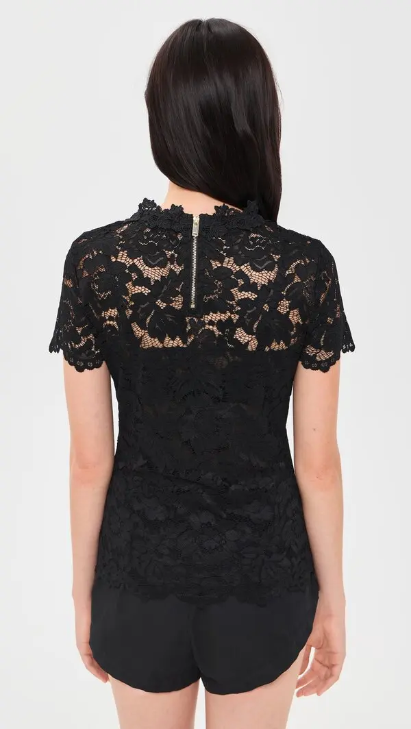 Generation Love Giada Lace Top - Black