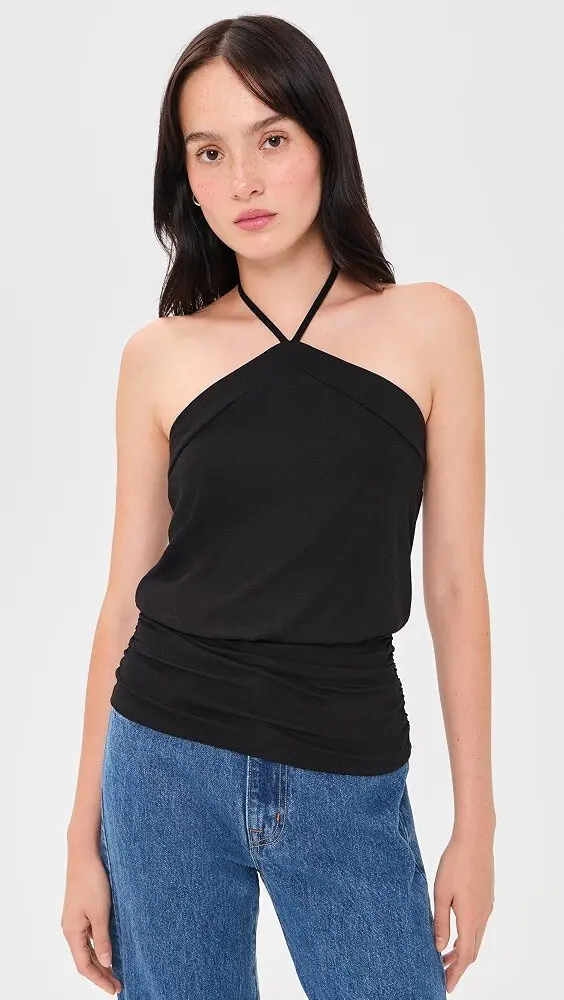 REFORMATION Madison Tank Top - Black