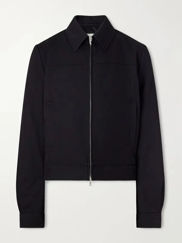 Dries Van Noten Padded Cotton And Wool-blend Blouson Jacket