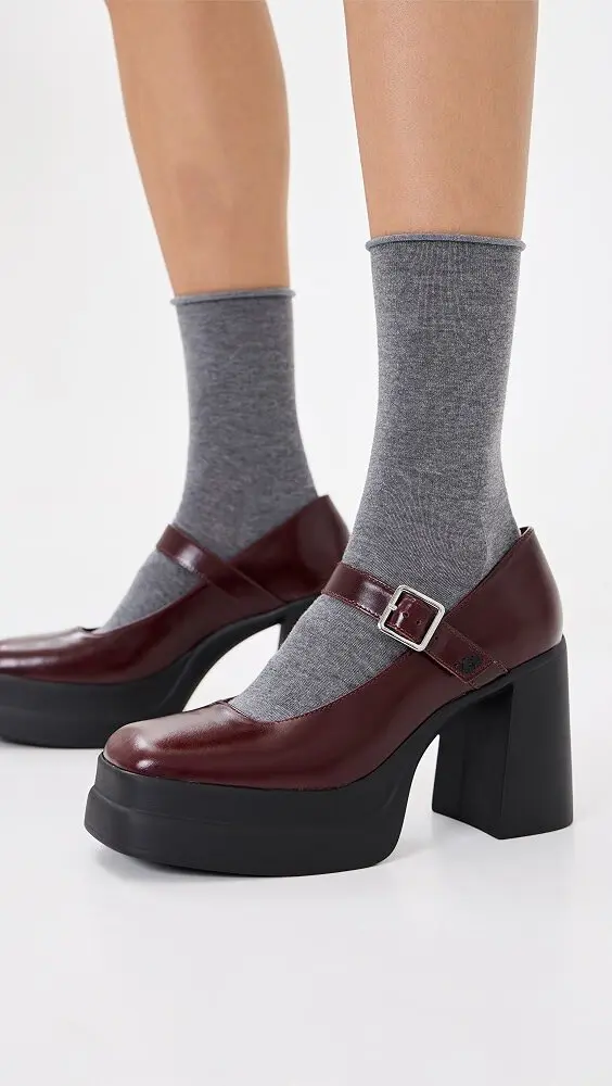 Free People Marais Chunky Mary Janes