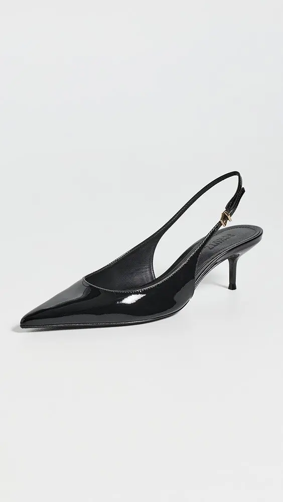 Schutz Paola Mid Slingback Kitten Heels