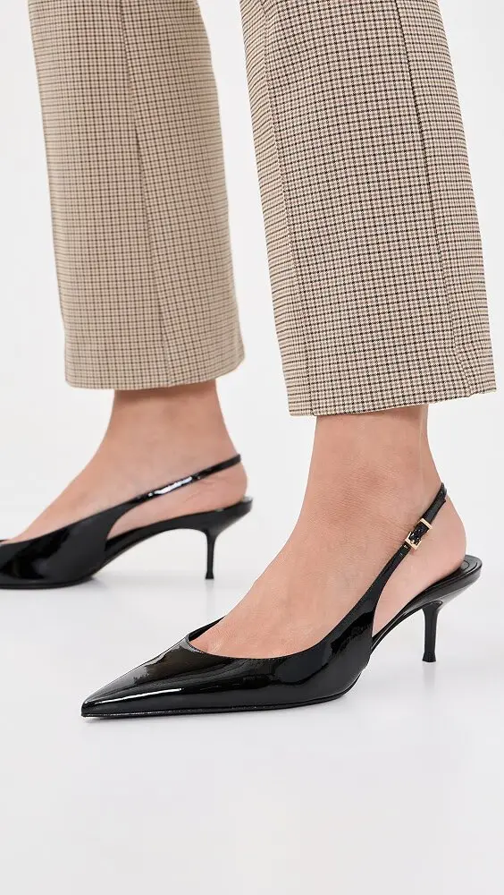 Schutz Paola Mid Slingback Kitten Heels