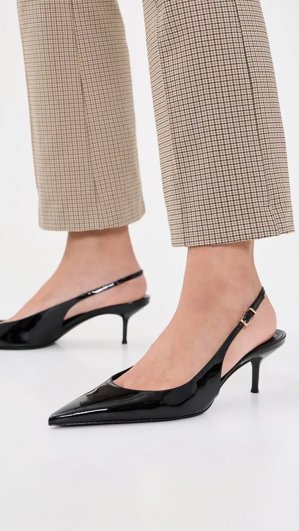 Schutz Paola Mid Slingback Kitten Heels