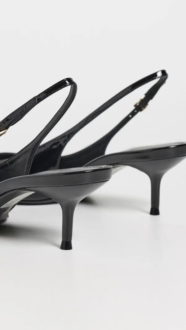 Schutz Paola Mid Slingback Kitten Heels