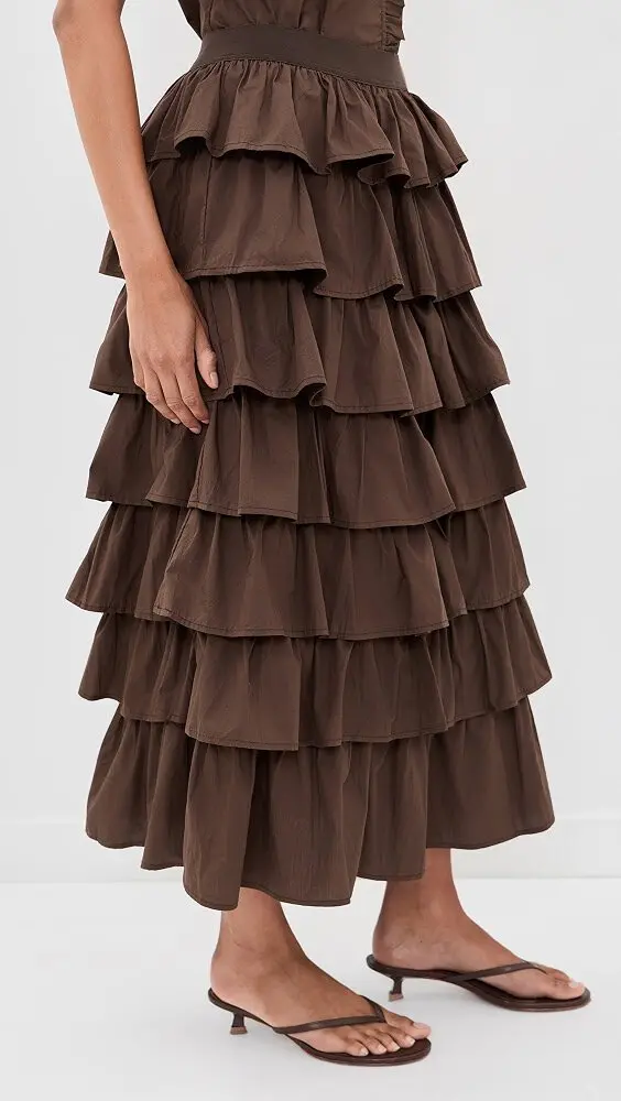 VRG GRL Thalia Midi Skirt