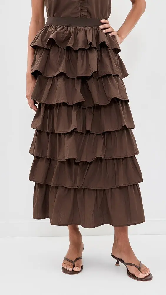VRG GRL Thalia Midi Skirt