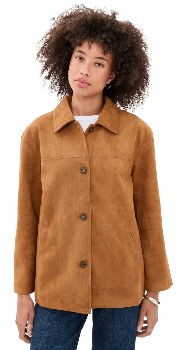O.P.T O. P.t Vrinda Faux Suede Jacket
