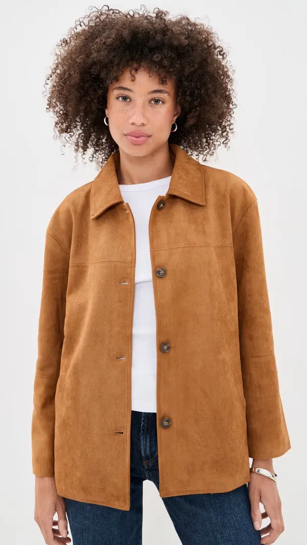 O.P.T O. P.t Vrinda Faux Suede Jacket
