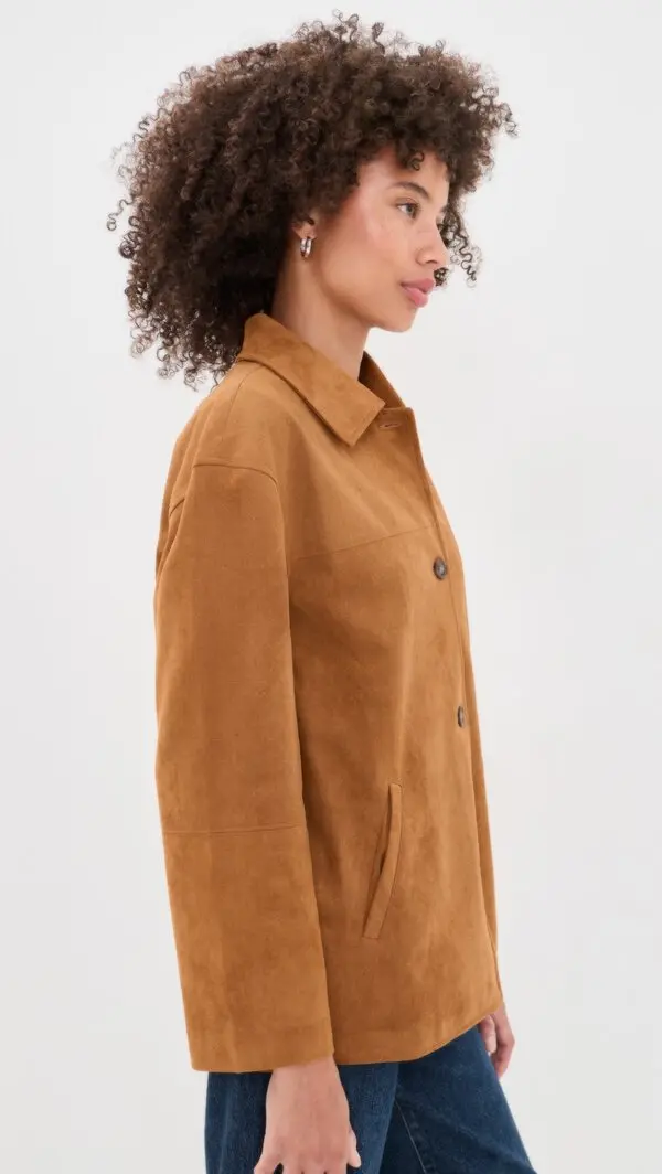 O.P.T O. P.t Vrinda Faux Suede Jacket