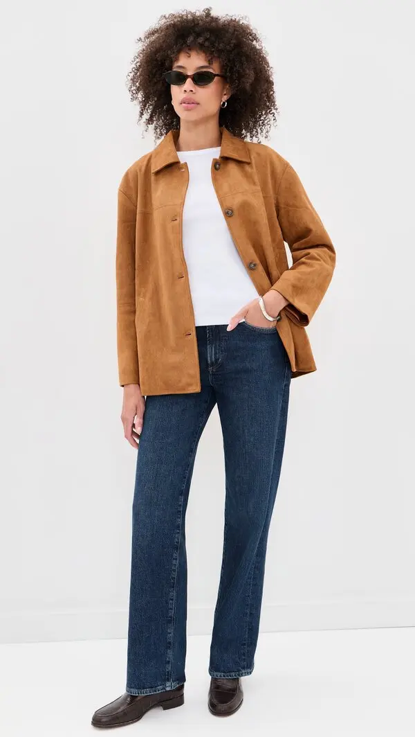O.P.T O. P.t Vrinda Faux Suede Jacket