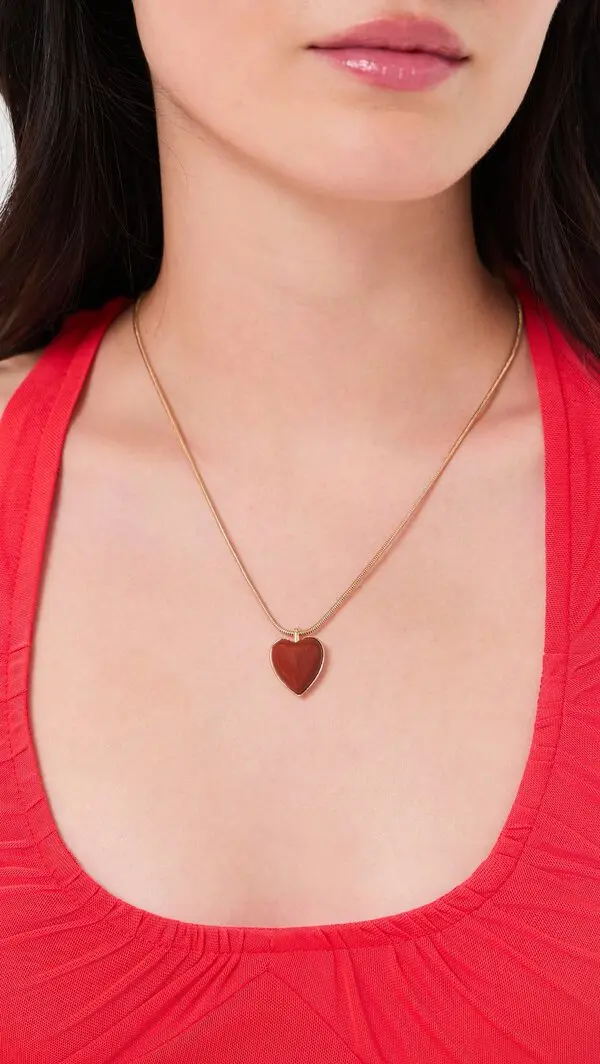 JENNIFER FISHER Puffy Heart Choker Necklace