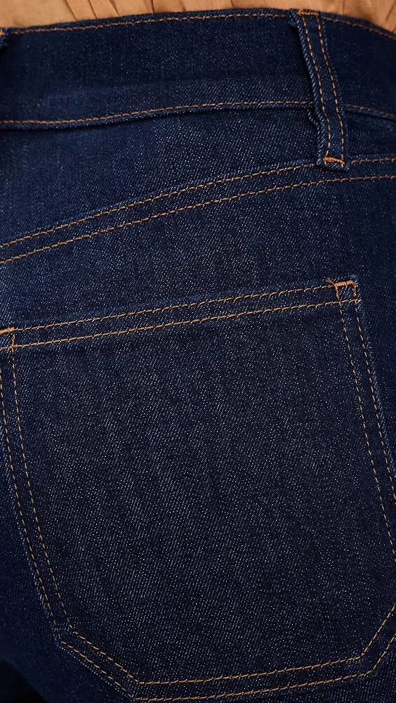 FRAME Le Slim Palazzo Pintuck Pocket Jeans