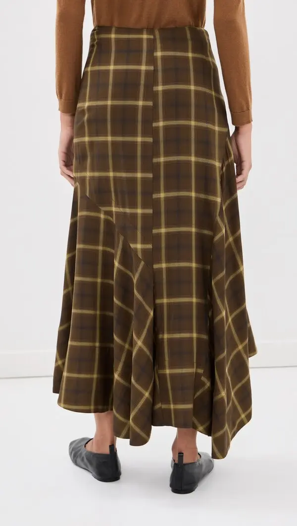 Co Slash Volume Skirt - Chocolate