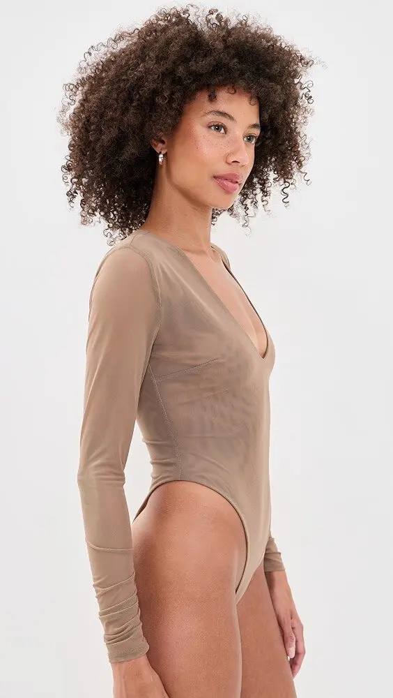 L'Agence Thalassa High Cut Thong Bodysuit