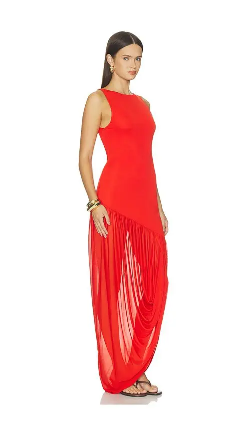 SRG Henry Maxi Dress In Red