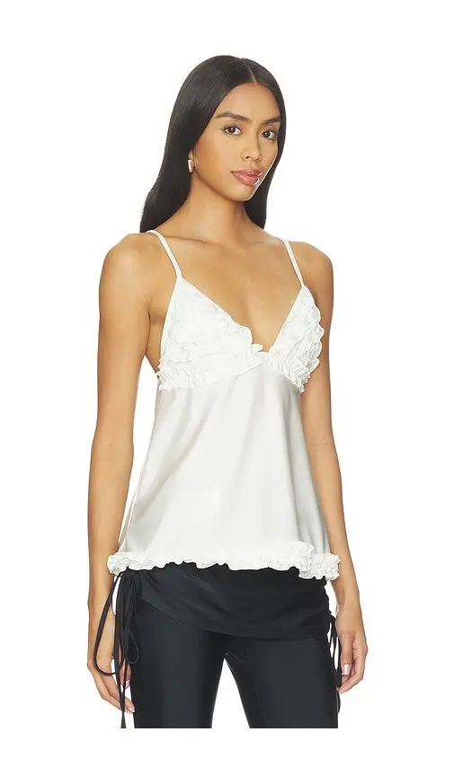 OPERASPORT Beatrice Top With Ruffle Trim