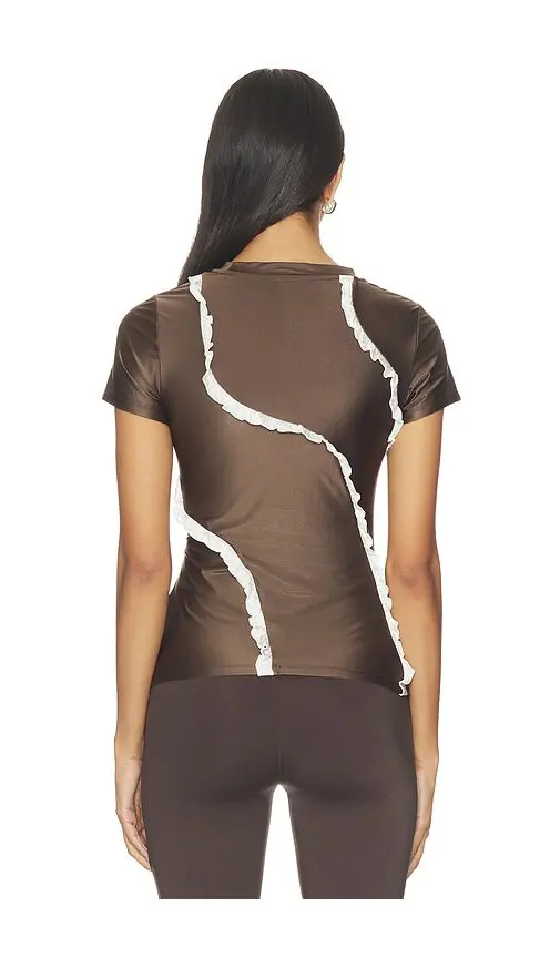 OPERASPORT Coleen Top With Ruffle Trim