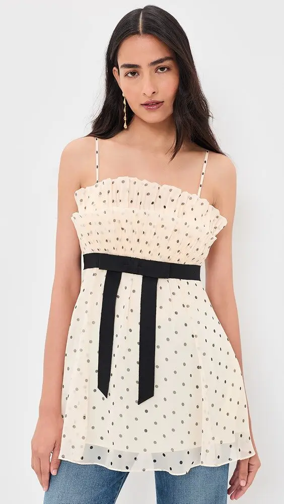 Zimmermann Pleated Frill Camisole