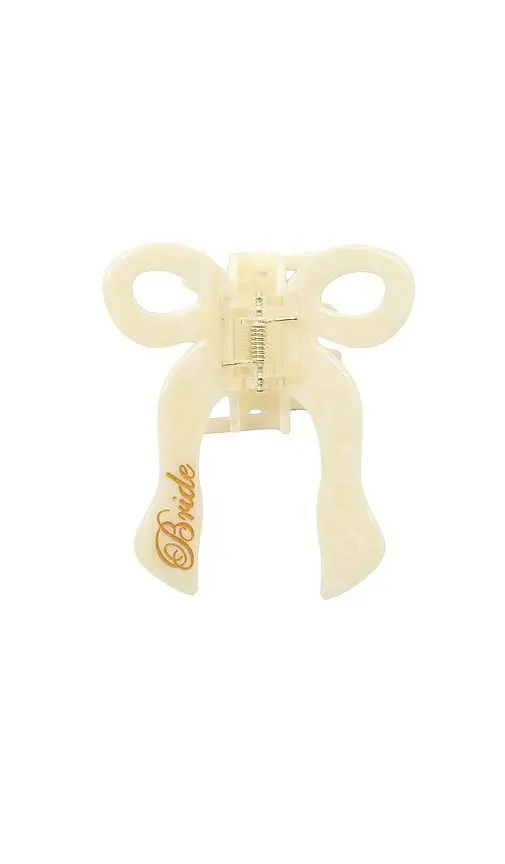 SOLAR ECLIPSE Hand-painted Bride Coquette Claw Hair Clip