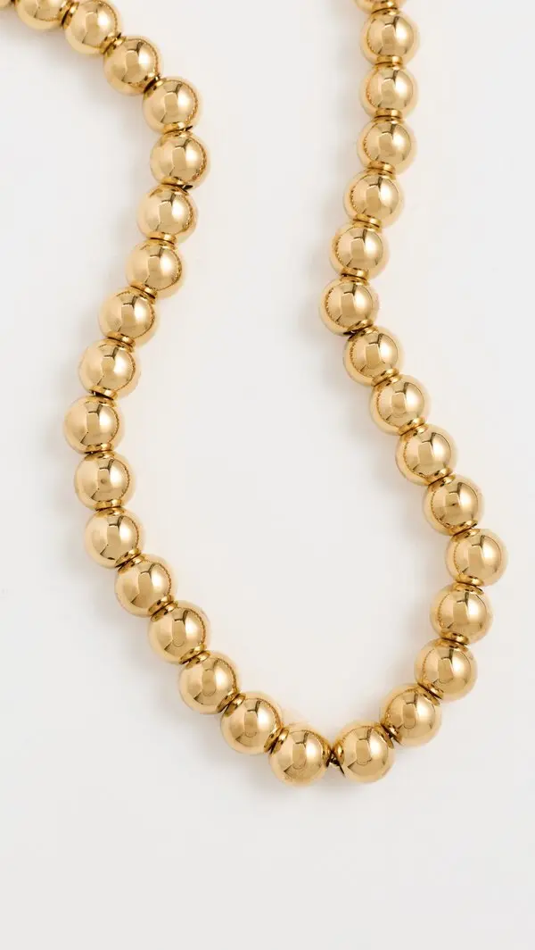 HEAVEN MAYHEM Sol Necklace With -tone Beads - Gold