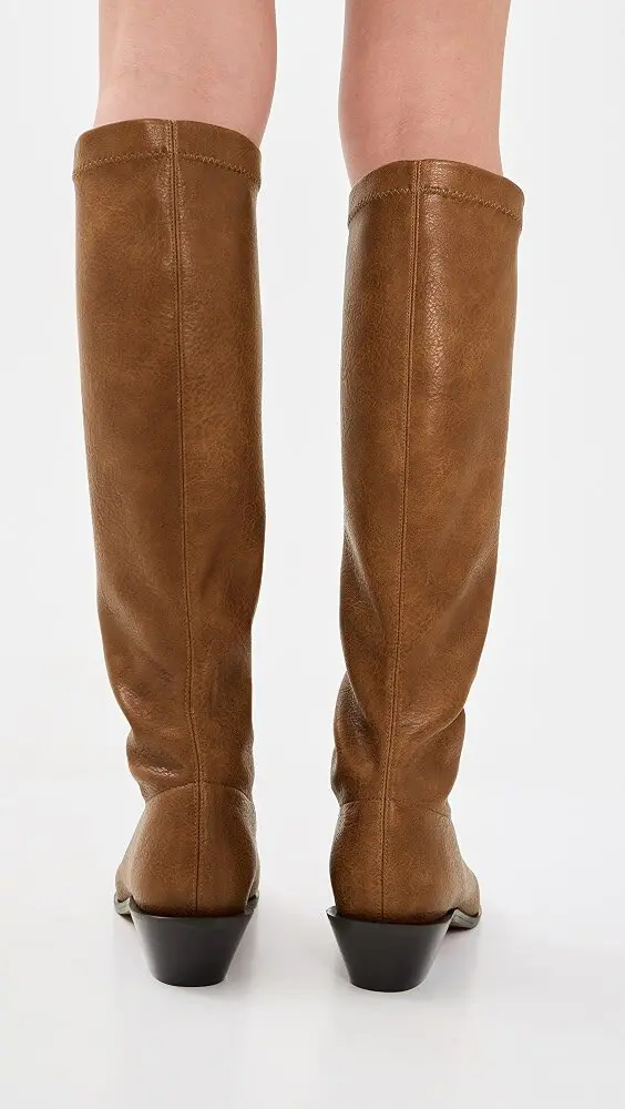 Tibi Bronson Faux Leather Boots