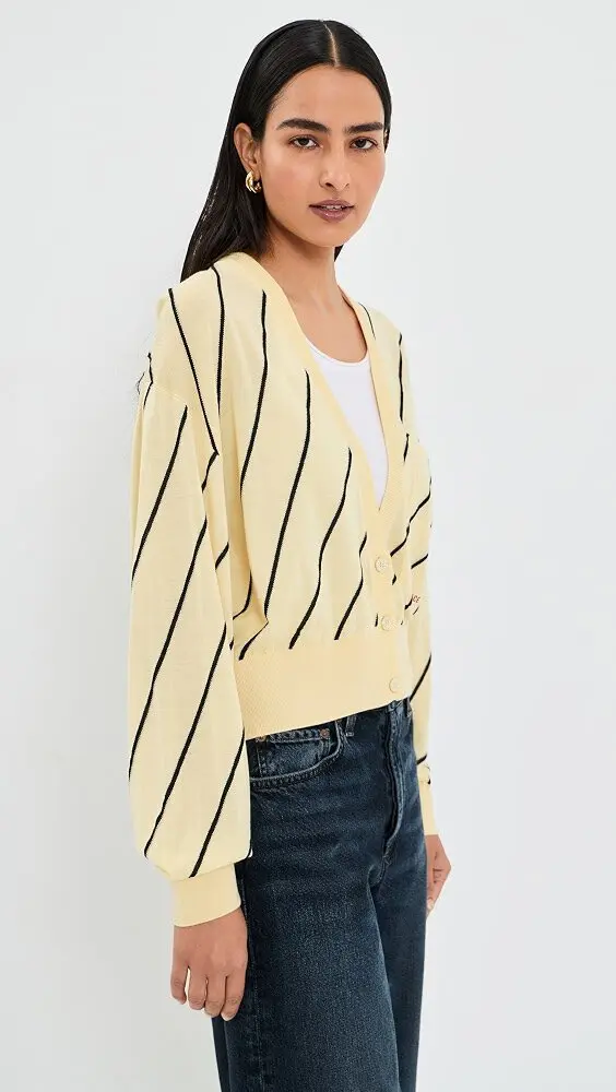 Versace Intarsia Knit Cardigan
