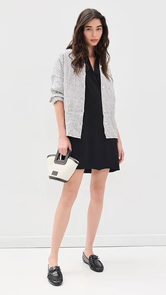 Frank & Eileen Emma Mini Henley Dress