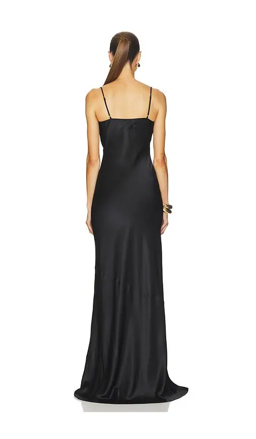 L'Agence Selene Lace Cowl Gown