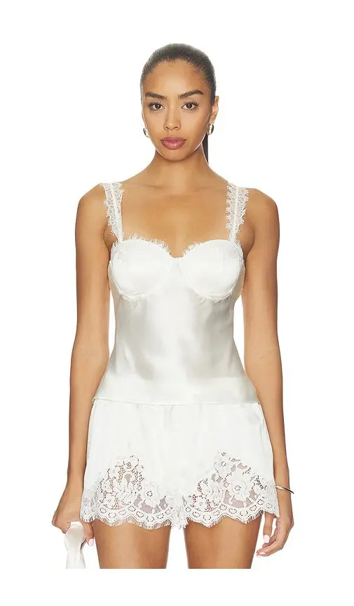 L'Agence Soleia Lace Strap Cup Camisole