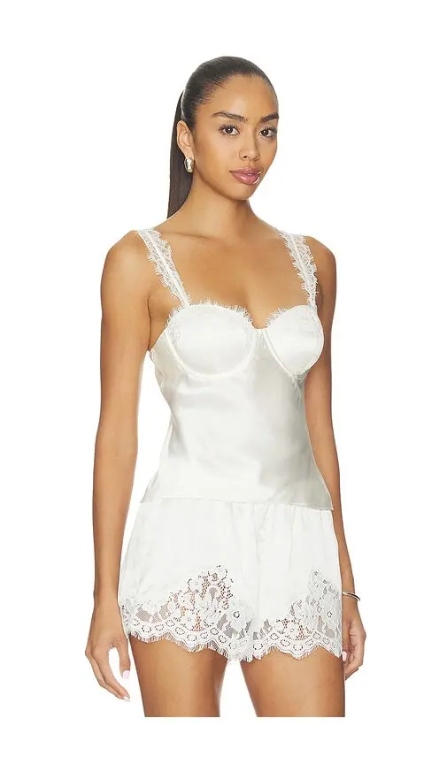 L'Agence Soleia Lace Strap Cup Camisole