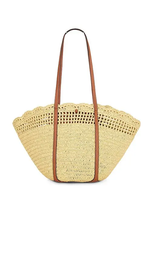 Ulla Johnson Marina Raffia Tote Bag In Neutral