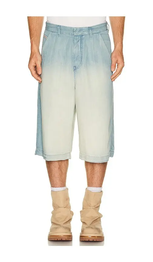 DIESEL® D-tylor-short-s Relaxed Fit Chambray Shorts