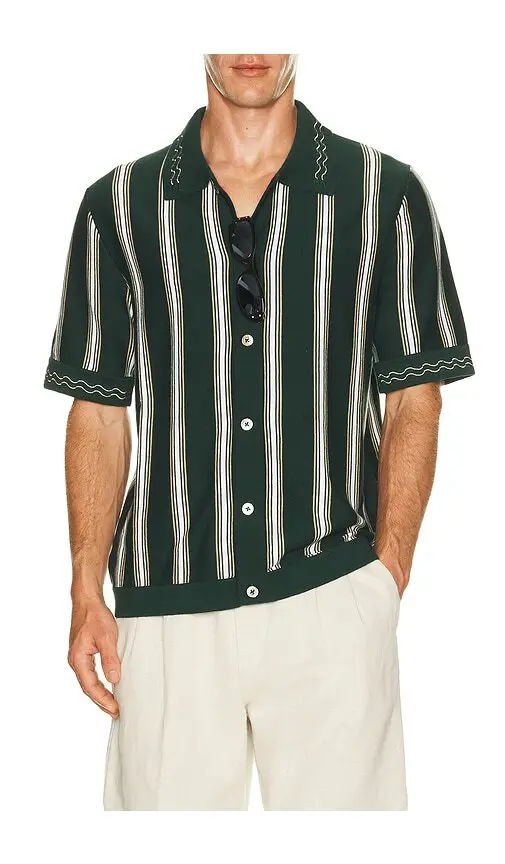 CHE Sawyer Knitted Shirt In Green