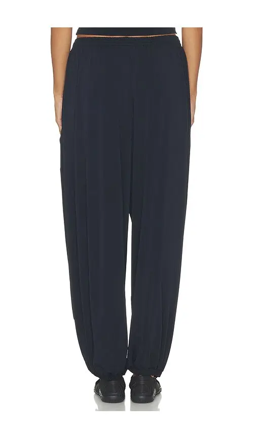 NIKESKIMS Stretch Knit Harem Pants In Black
