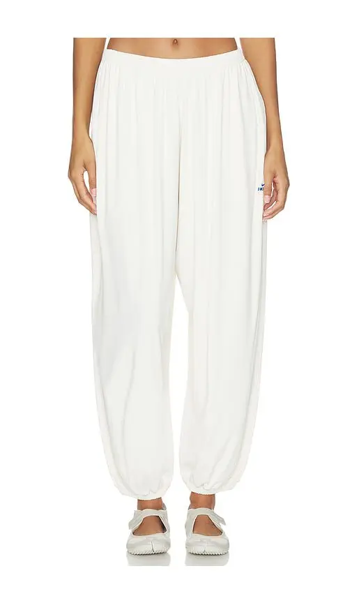 NIKESKIMS Stretch Knit Harem Pants - Ivory