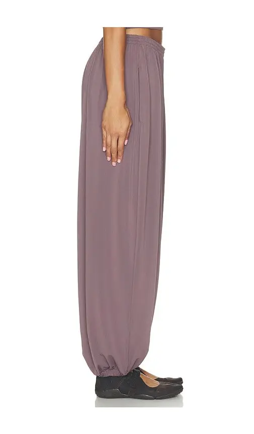 NIKESKIMS Stretch Knit Harem Pants In Taupe